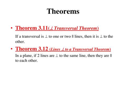 PPT 3 6 Prove Theorems About Perpendicular Lines PowerPoint