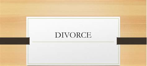 Laws Regarding Divorce In India