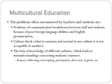 Ppt Challenges Of Education In A Multicultural Environment Powerpoint Presentation Id 6645891
