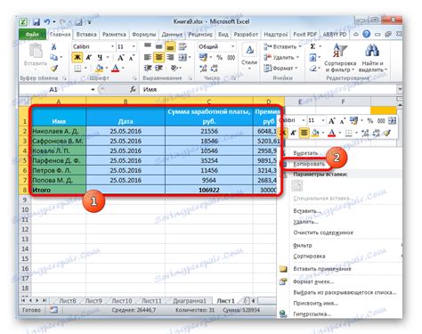 Спеціальна вставка в Excel