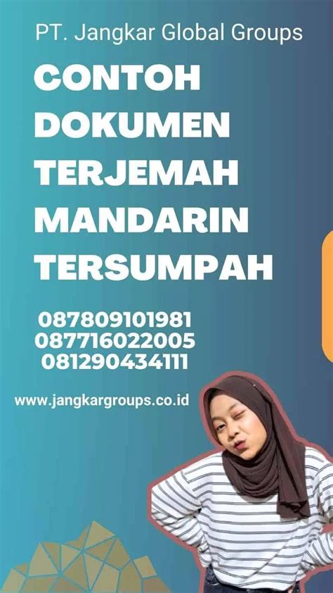 Contoh Dokumen Terjemah Mandarin Tersumpah Jangkar Global Groups