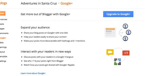 Blogger Buster Connect Your Blog To A Google Page