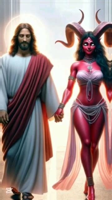 The Devil😈and Jesus Jesuschrist Jesus Devil Shorts Youtube