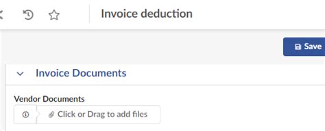 Create And Submit Invoice Deductions MOCS