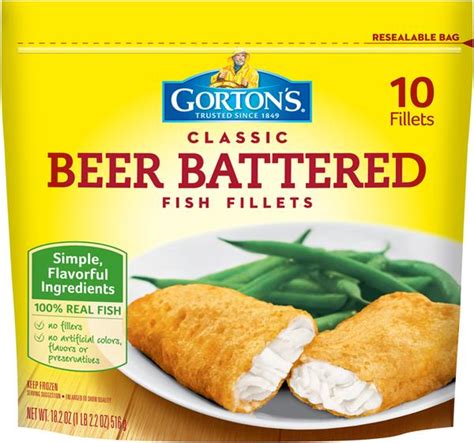 Gorton S Beer Battered Crispy Fish Fillets Oz Hy Vee Aisles Online Grocery Shopping