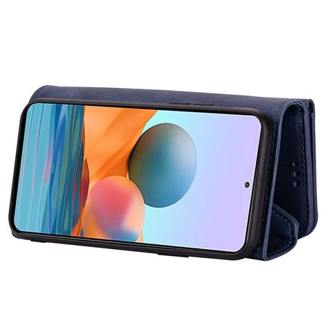 Housse Portefeuille Xiaomi Redmi Note 10 Pro Effet Cuir Nbekus