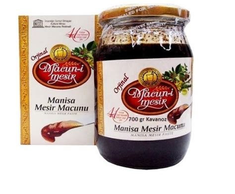 Manisa Mesir Macunu Kavanoz Gr Manisa Mesiri Macunu Derneği