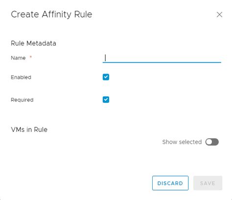 How To Use Affinity And Anti‑affinity Rules Technical Documentation