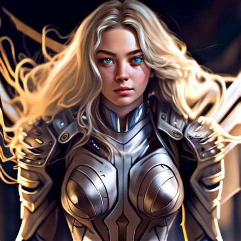Female Knight By Midjourney By Marcelosilvaart On Deviantart