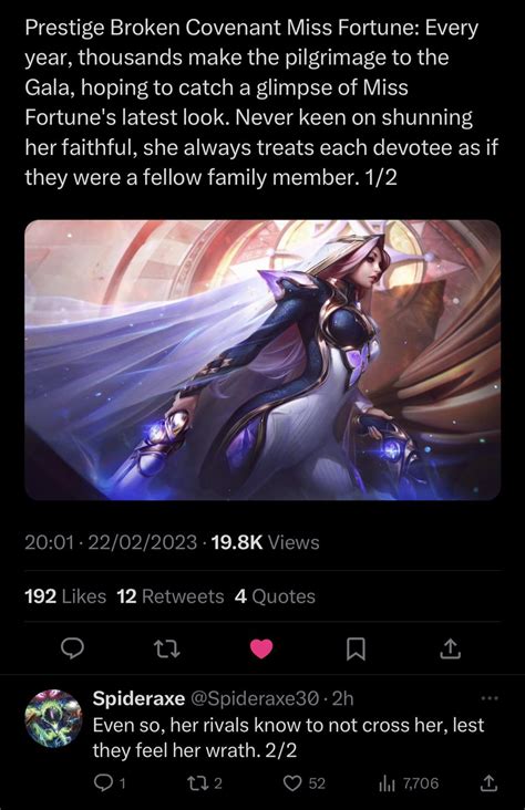 Broken Covenant Miss Fortune And Prestige Lore Rloreofleague