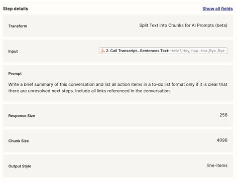Formatter Chunking For Ai Prompt Not Feeding Into Next Step For Looping
