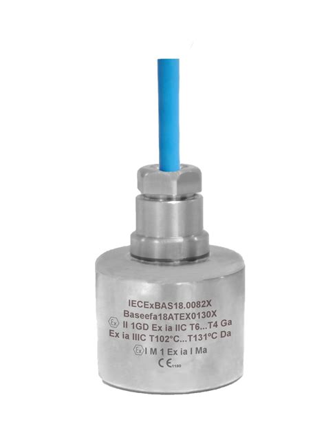 HS 173IR Top Exit Integral PUR Cable ATEX Triaxial Accelerometer Hansford Sensors