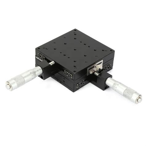 Table Coulissante Manuelle XY Guide De Rouleau Transversal Durable 100