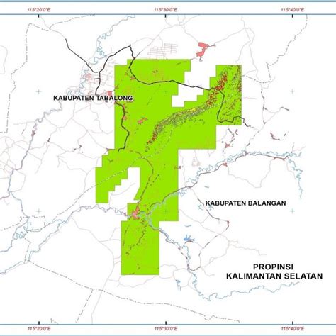 Map Of Optimization Land Suitability For Post Mining Planning
