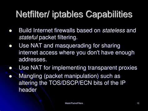Matetipacketfilters Ppt Download