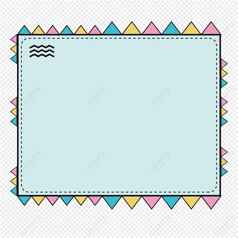 벡터 삼각형 레이스 테두리 Png 일러스트 무료 다운로드 Lovepik