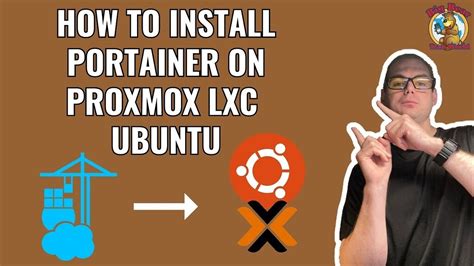 how to install portainer on proxmox lxc ubuntu bigbearvideos big