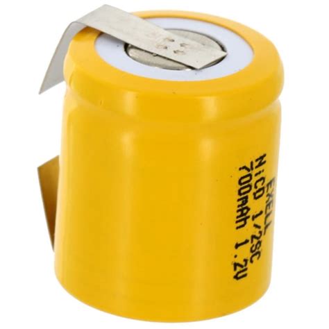 Exell Battery Rechargeable Nickel Cadmium Nicd 12 Subc Assembly Cell Batteries In The