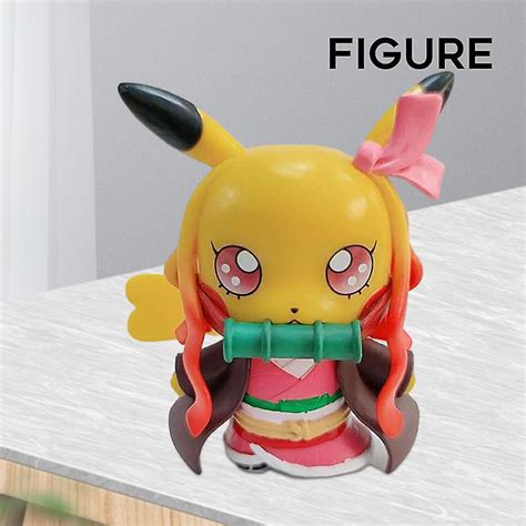 Q Version Actions Figurer Pikachu Anime Karaktär Modell Pvc Action
