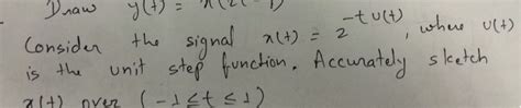 solved consider the signal x t 2 t u t where u t is