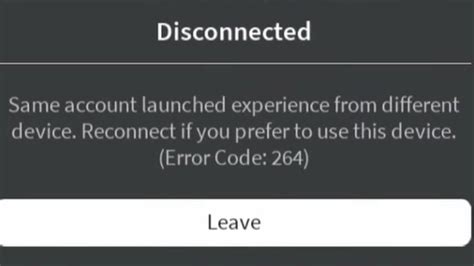 Roblox Same Account Launched From Different Device Solution
