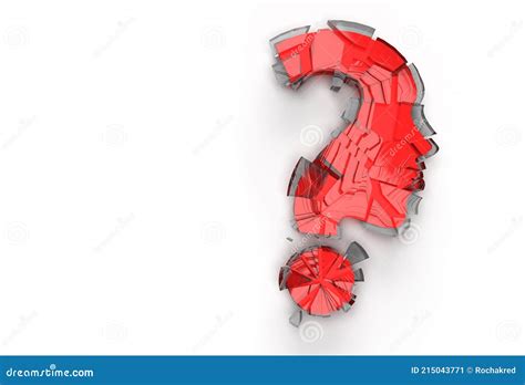 Broken Question Mark Exploding Query Breaking To Pieces Vector