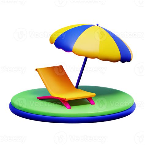 Summer Chair Beach Ai Generative 28890448 Png