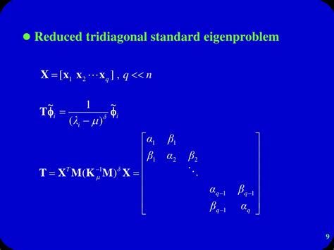 Ppt Eigensolution Method For Structures Using Accelerated Lanczos