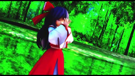 【東方mmd】 長髪霊夢で「刹那プラス」 Youtube
