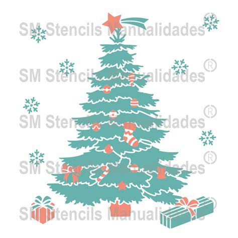 Plantilla Para Manualidades De Arbol De Navidad