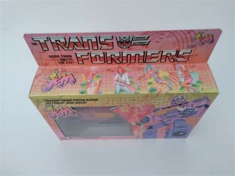 Transformers Jem And The Holograms Blaster Custom 100 Complete In Box