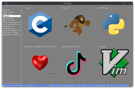 GitHub AnonymouX Termvisage Browse And View Images In The Terminal Mostly A Front End To