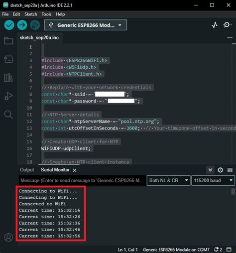 Real Time Clock With An Esp8266 Tm1637 Ntpclient Edgemicrotech