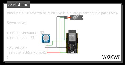 Servo Wokwi Esp32 Stm32 Arduino Simulator