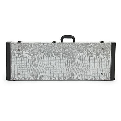 Deluxe Electric Guitar Case By Gear4music Silver Nearly New At