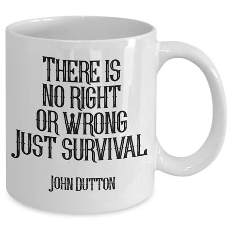 Ceramic John Dutton Coffee Mug Etsy