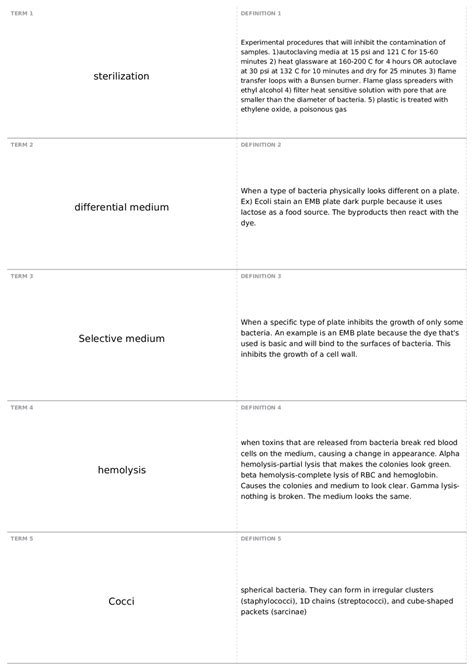 Exam I Mcb 251 Exp Techniqs In Molecular Biol Docsity