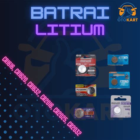 Jual BATERAI LITHIUM CR ORIGINAL 3V BATERAI REMOTE MOBIL KEYLESS CR ORIGINAL BATERAI KOIN