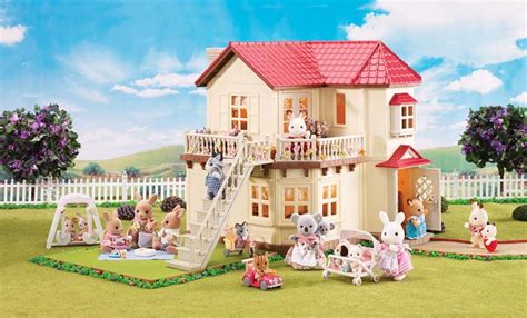 Calico Critters Calico Cloverleaf Townhome T Set Toy Luxury Doll