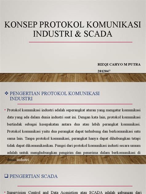 konsep protokol komunikasi industri and scada pdf