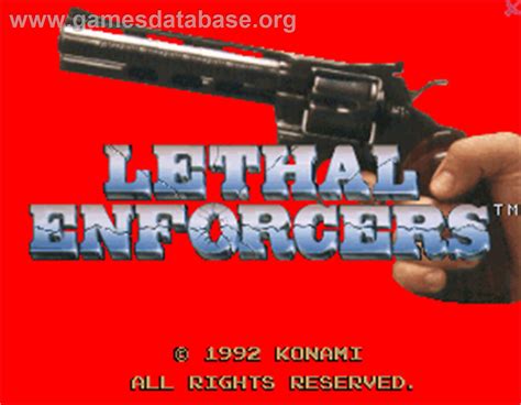 Lethal Enforcers Video Game Tv Tropes