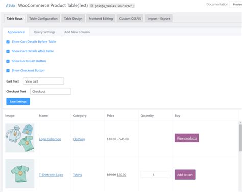 The Easiest Way To Create WooCommerce Product Table Steps