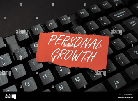 Text Sign Showing Personal Growth Business Concept A Longterm Process Which Shows The