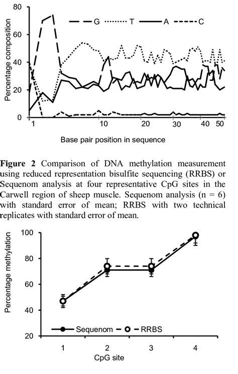 Base Composition Of Reduced Representation Bisulfite Sequencing RRBS
