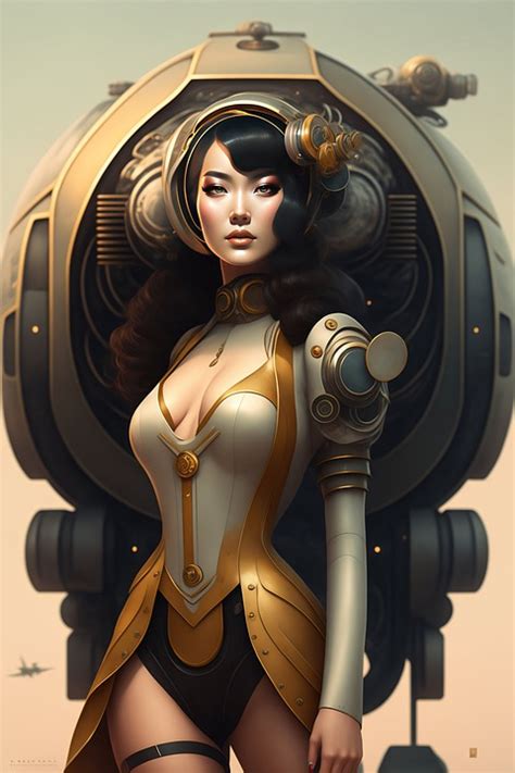 Download Ai Generated Automaton Woman Royalty Free Stock