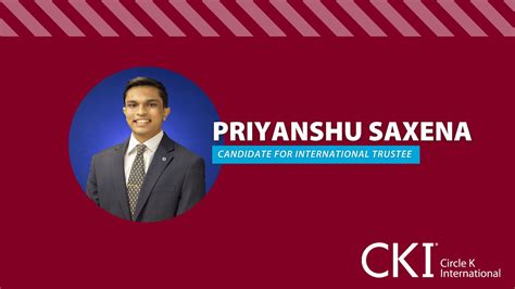 Priyanshu Saxena Candidate For International Trustee Youtube