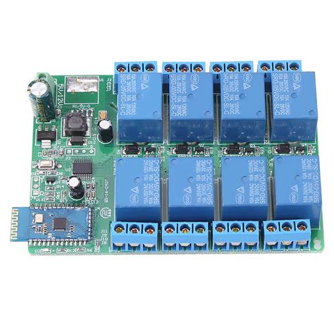 Relé De 8 Canales Interruptor De Control Remoto Del Tablero De Relé De