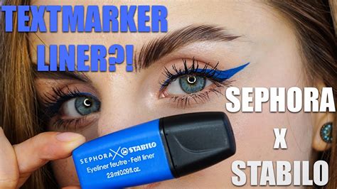 Sephora X Stabilo Felt Liner Review Youtube