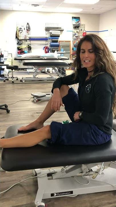 Seated Plantar Flexion With Theraband Youtube