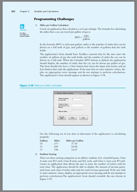 Solved 202 Chapter 3 Variables And Calculations Programming